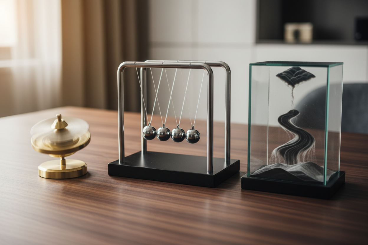 Best Perpetual Motion Desk Toys for Focus & Calm – Elanique